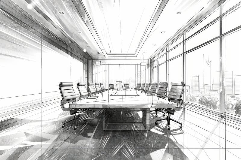 Executive Conference Room Design Drawings
