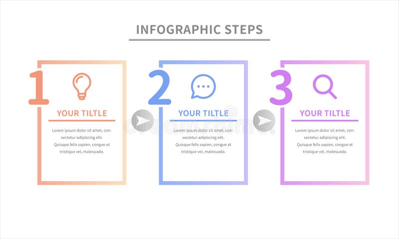 Step Map Template for Location Messages Stock Vector - Illustration of ...