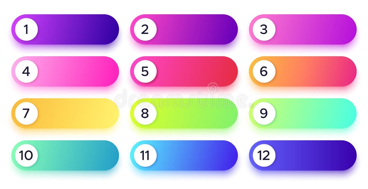 Gradient Buttons Stock Illustrations – 34,157 Gradient Buttons Stock ...