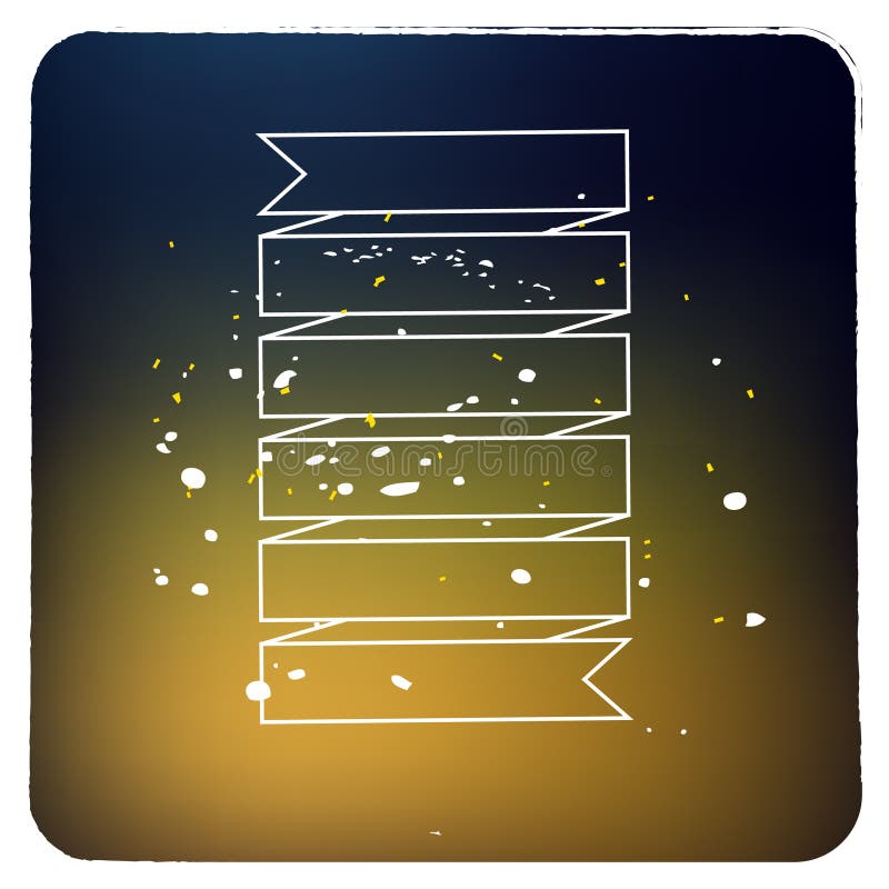 Gradient card with ribbon stock vector. Illustration of graphic - 51303362