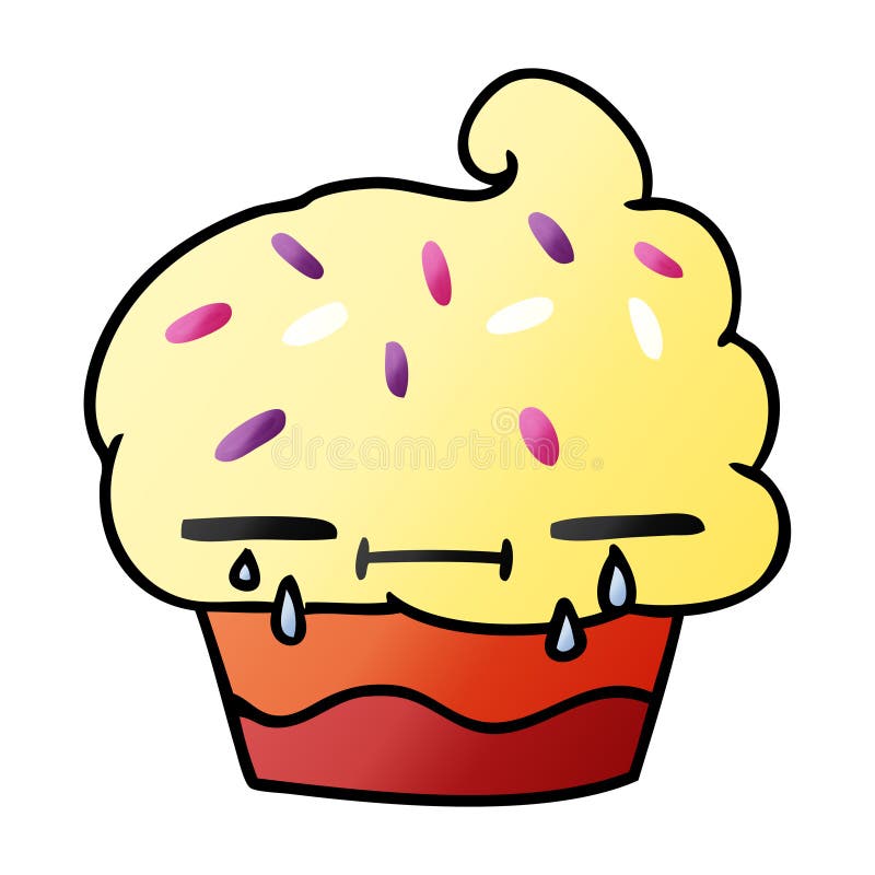 Cartoon Cupcake Sad Stock Illustrations – 336 Cartoon Cupcake Sad Stock ...