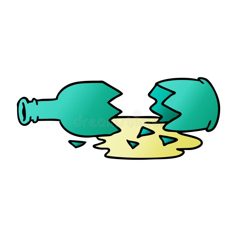 Cartoon Broken Bottle Stock Illustrations – 745 Cartoon Broken Bottle ...