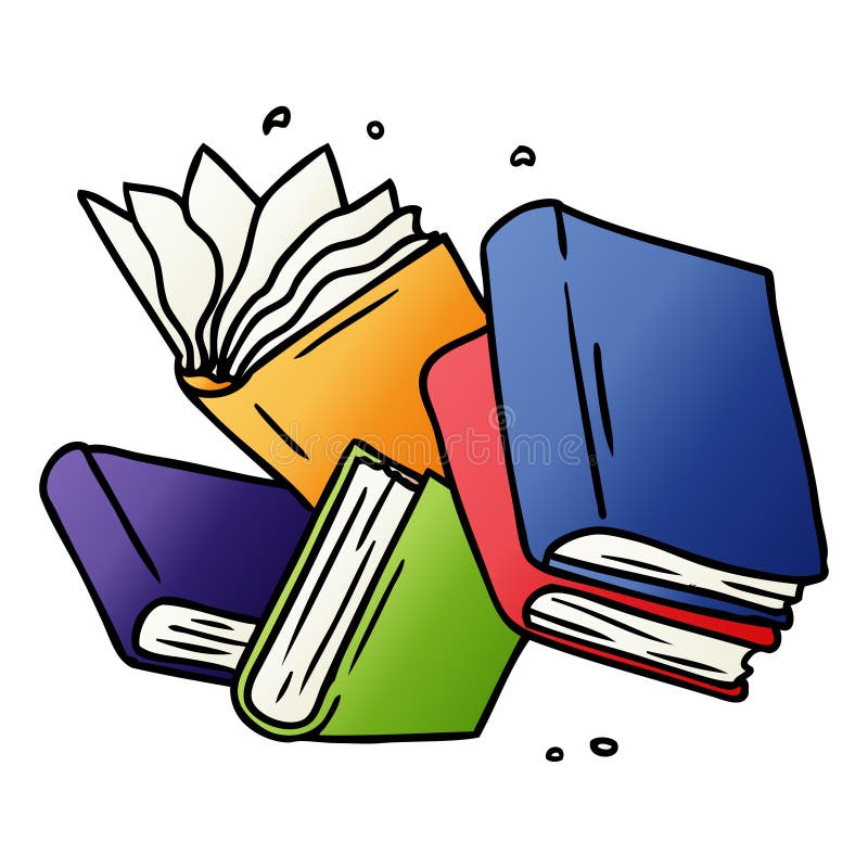 Cartoon Books Reading Library Young Adult Scifi Romance School ...