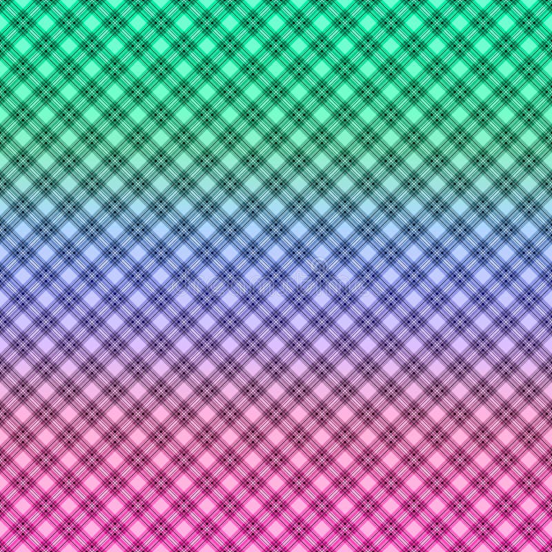 Gradient Checkered Plaid Pattern Stock Illustration - Illustration of ...