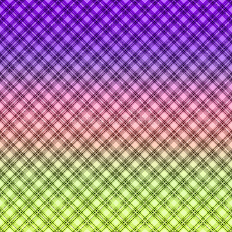 Gradient Checkered Plaid Pattern Stock Illustration - Illustration of ...