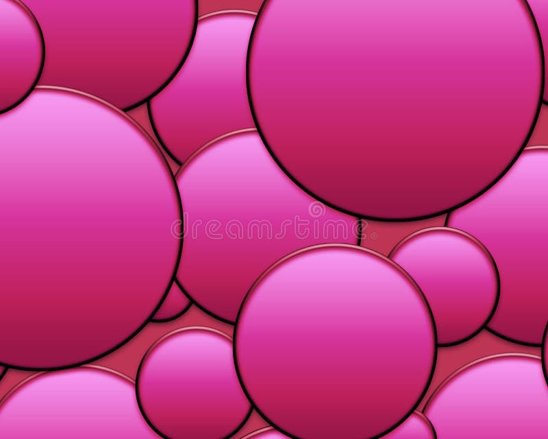 Gradient Circles Background, Pink Seamless Pattern Stock Image - Image ...