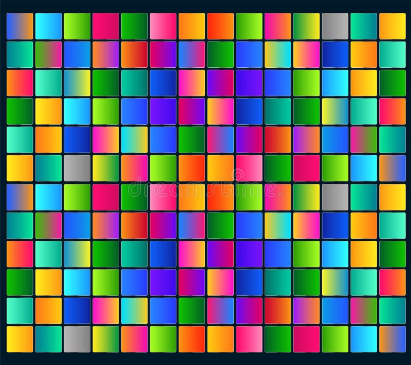 Rainbow Titanium Gradient Stock Illustrations – 352 Rainbow Titanium ...