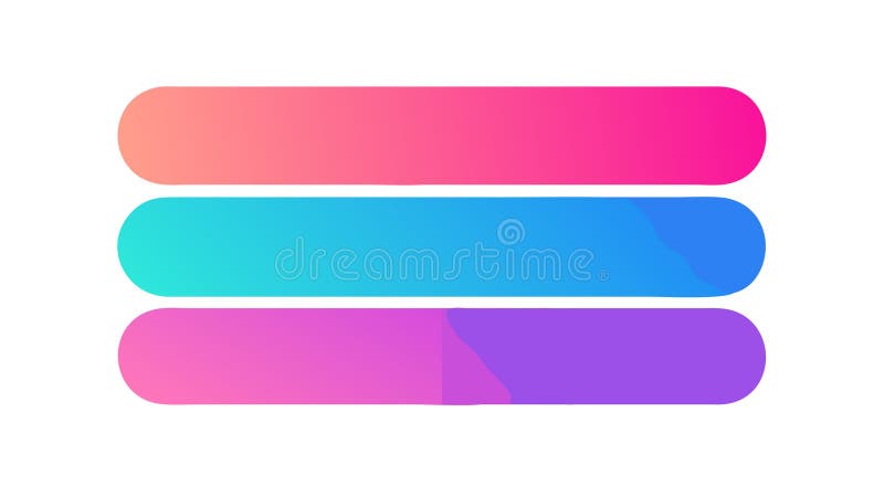 Gradient Color Bars for Design and UI UX Icon, Vector Design Generative ...
