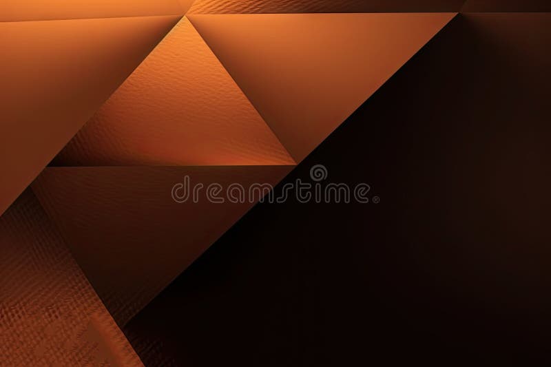 Gradient Color Bronze Copper Effect Glitter Metallic Triangle Geometric ...