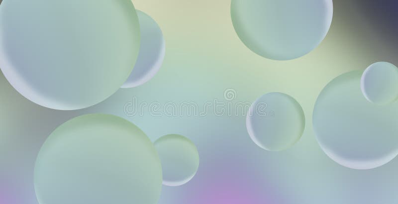 Gradient Color Bubble Background Illustration, Background Image with ...