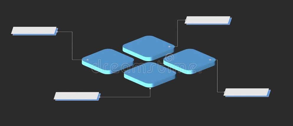 Gradient Color 3d Square Thumb with Empty Space To Attach Information ...