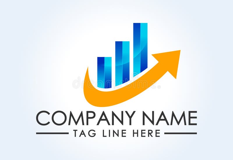 Gradient Financial Logo Design, Vector Illustration Stock Illustration ...