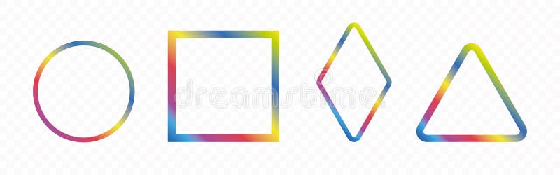 Gradient Color Ring. Rainbow Stock Illustration - Illustration of ...