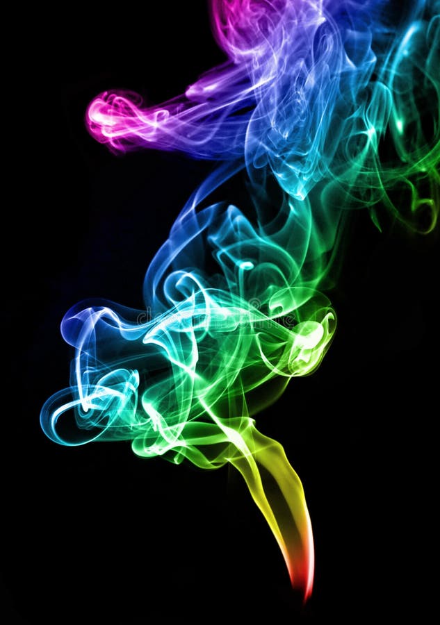 Gradient Color Smoke Abstract Stock Photo - Image of shape, background ...