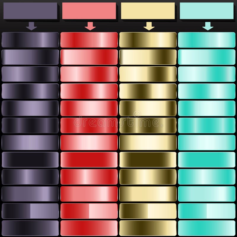 Multiple Rounded Rectangular Swatches Stock Illustrations – 69 Multiple ...