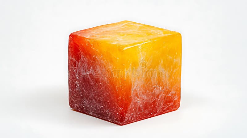 Gradient Colored Cube Shaped Candy Stock Illustration - Illustration of ...