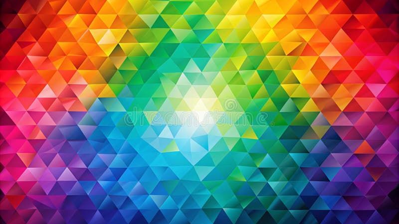 Gradient Colored Triangle Abstract Background Multicolor Geometric ...