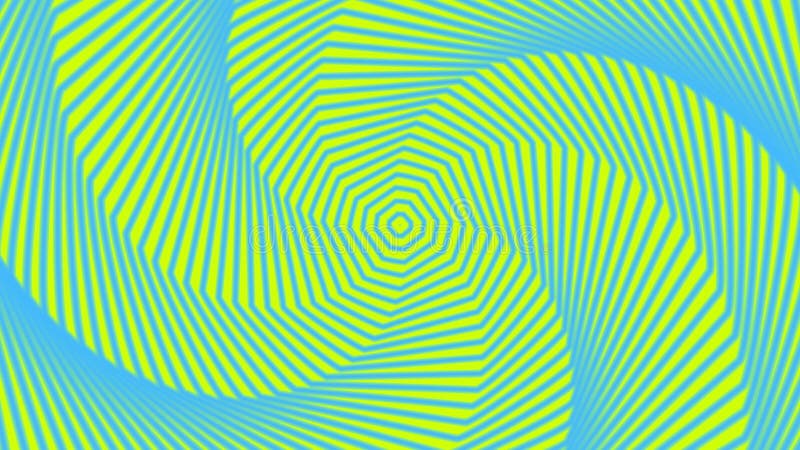 Gradient Colorful Background with Color Changing Gradient 8 Sided Polygon Lines that Move ...