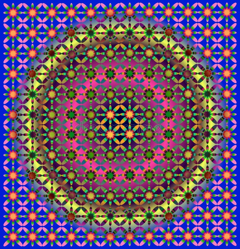 Gradient Colors Seamless Pattern Abstract Vector Design Elements ...