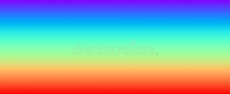 Gradient of Colors from Red To Violet in Horizontal Progression Stock ...