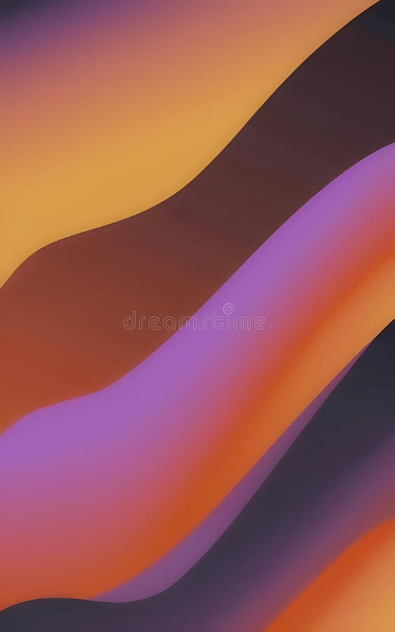 A Gradient Colour Wavy Abstract Background . Stock Illustration ...