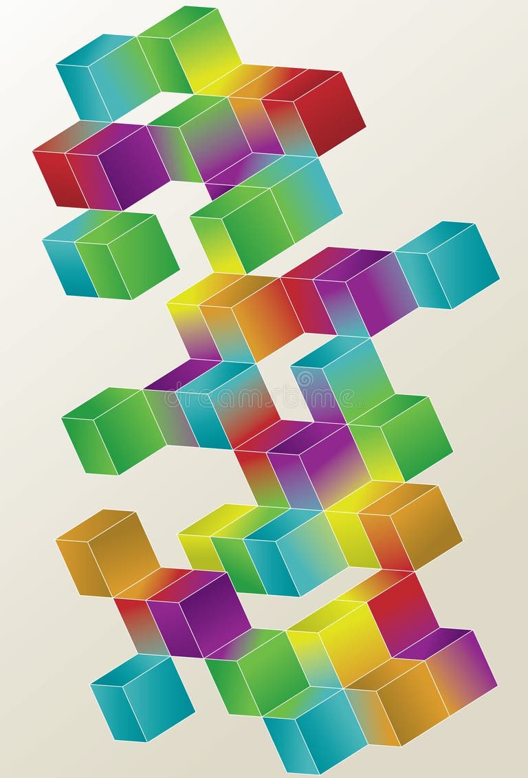 Stacked Cube Stock Illustrations – 2,115 Stacked Cube Stock ...
