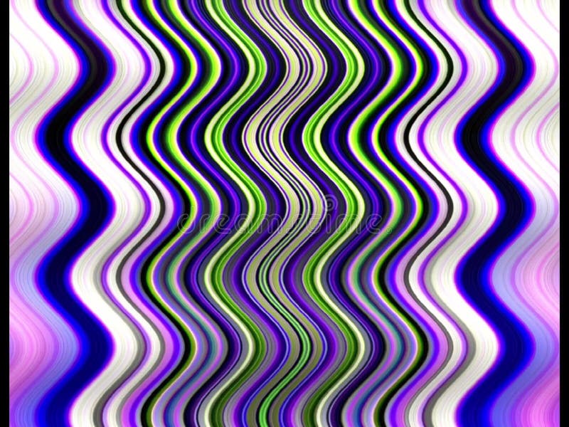 Gradient Curve Waves Flowing. Abstract 3d Background. Seamless Looping ...