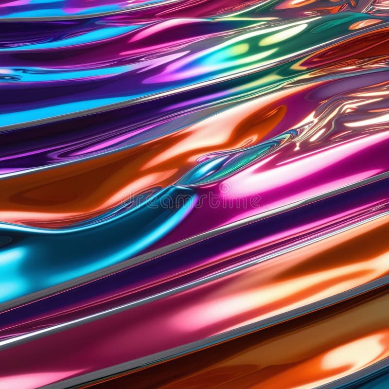 Chrome Liquid Abstract Background Jpg Stock Illustration - Illustration ...