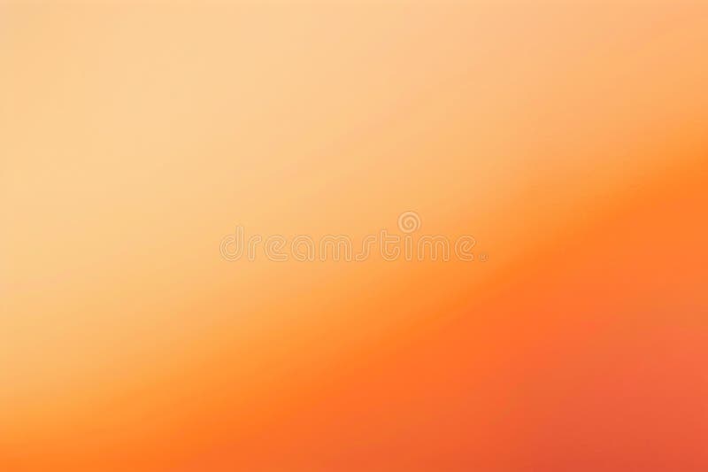 Gradient from Deep Orange To Light Peach Stock Illustration ...