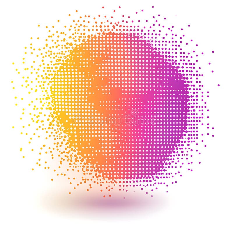 Gradient Dot Matrix Stock Illustrations – 1,852 Gradient Dot Matrix ...