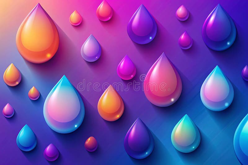 Gradient with Drop Shadow Elements – Clean Design with Floating Objects ...