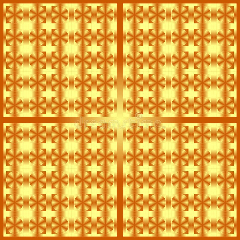 Gradient and Effect of Brightness and Radiance. Golden Pattern Stock ...