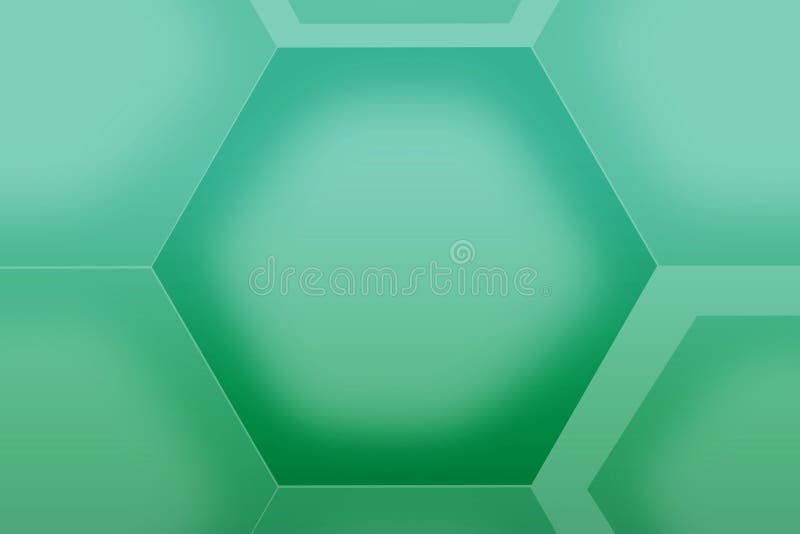 Gradient Emerald Green Hexagon Shape Pattern for Abstract Background ...