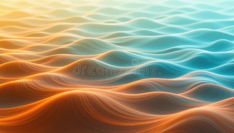 Gradient Evoking Soundscape Visualization Stock Illustration ...