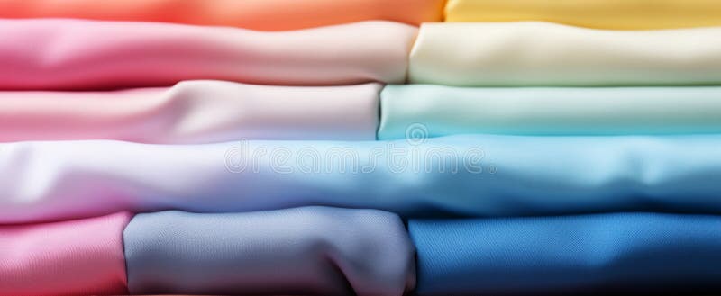 Gradient Fabric in Pastel Colors High Quality Photo Stock Illustration ...
