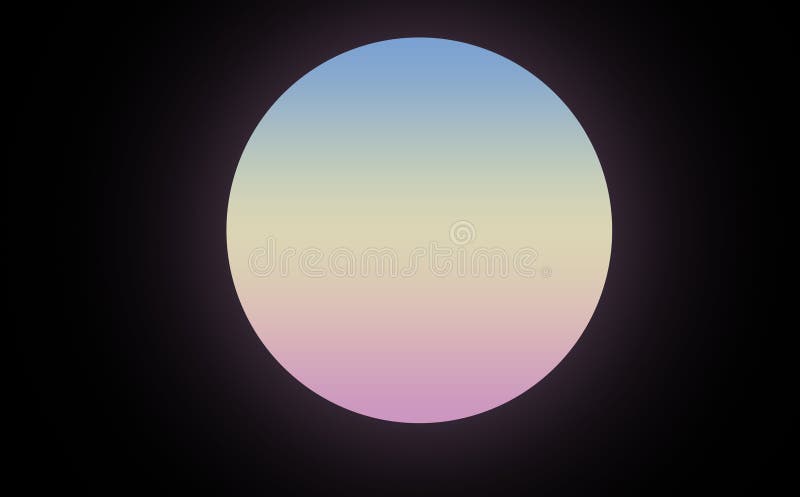 Gradient Fantasy Round Circle Art Stock Illustration - Illustration of ...