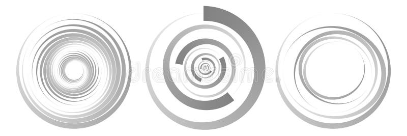 Gradient Filled Shaded Design Element, Geometric Shape Set Stock Vector ...