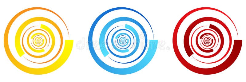 Gradient Filled Shaded Design Element, Geometric Shape Set Stock Vector ...