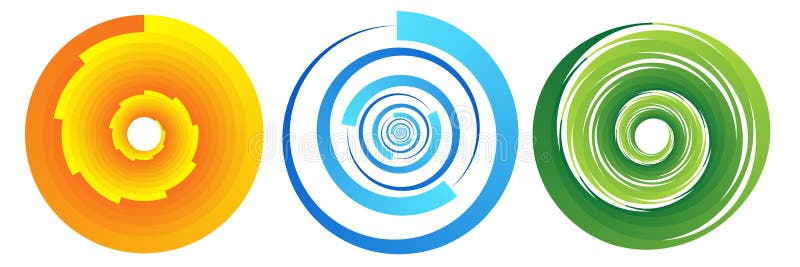 Gradient Filled Shaded Design Element, Geometric Shape Set Stock Vector ...