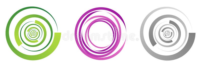 Gradient Filled Shaded Design Element, Geometric Shape Set Stock Vector ...