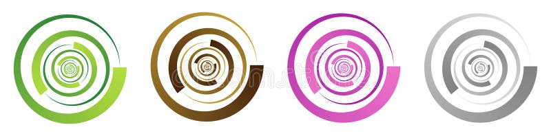 Gradient Filled Shaded Design Element, Geometric Shape Set Stock Vector ...