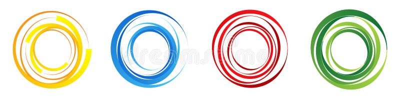 Gradient Filled Shaded Design Element, Geometric Shape Set Stock Vector ...