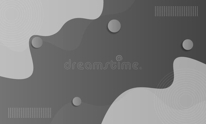 Gradient Fluid with Wave and Circle Shape. Stock Vector - Illustration ...