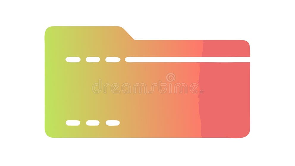Gradient Folder Document Storage Icon, Vector Design Generative AI ...
