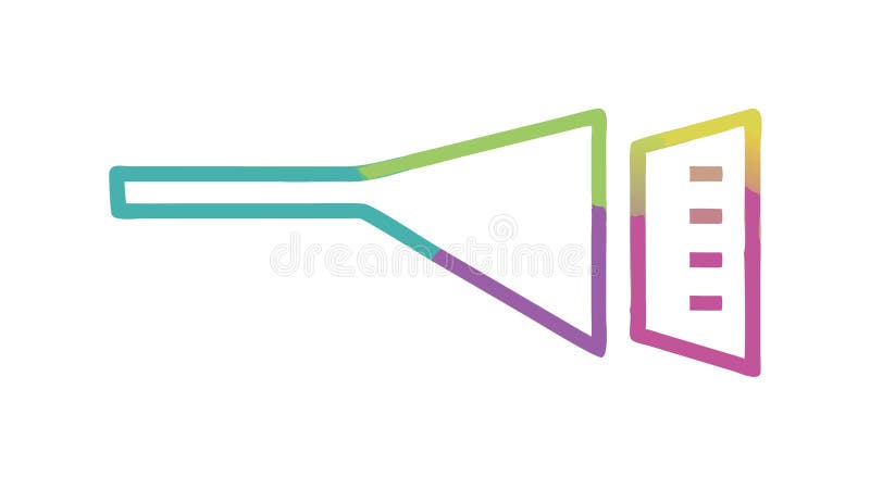 Gradient Funnel Icon, for Filtration, Organization, or Process Flow ...