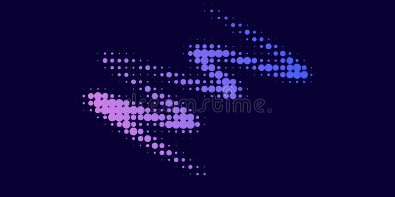 Gradient Futuristic Pattern. Stock Vector - Illustration of flyer ...