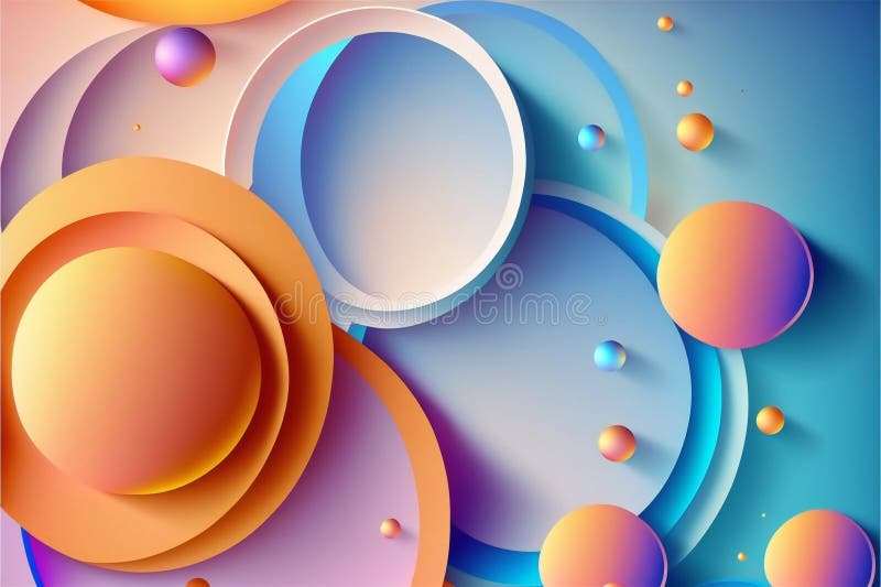 Gradient Geometric Shape with Dynamic Circle, Abstract, Backgrounds ...