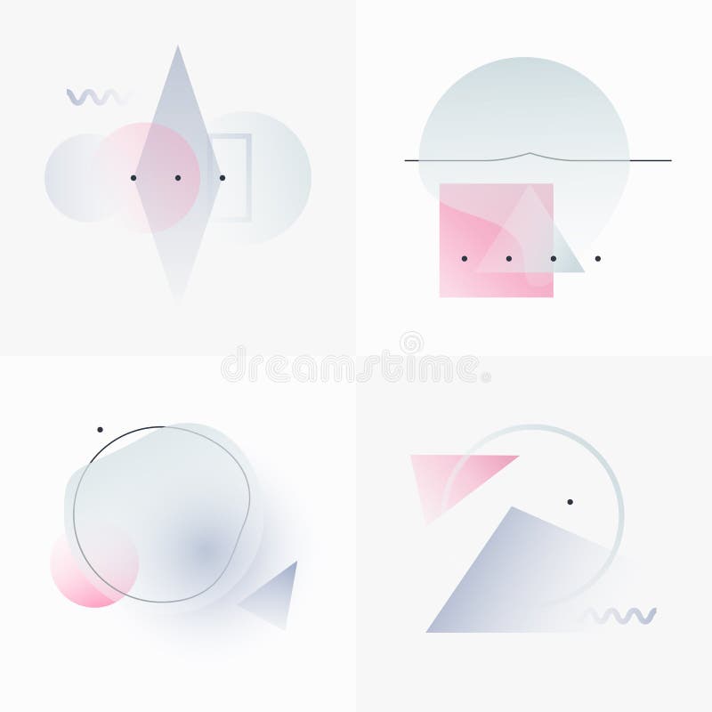 Gradient Geometry Forms 03 stock vector. Illustration of abstract ...