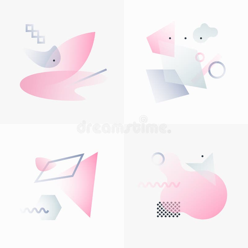 Flat Geometric Forms Stock Illustrations – 22,132 Flat Geometric Forms ...
