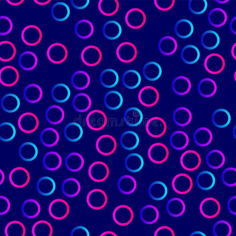 Gradient Geometry in Modern Style on Blue Background. Abstract Seamless ...